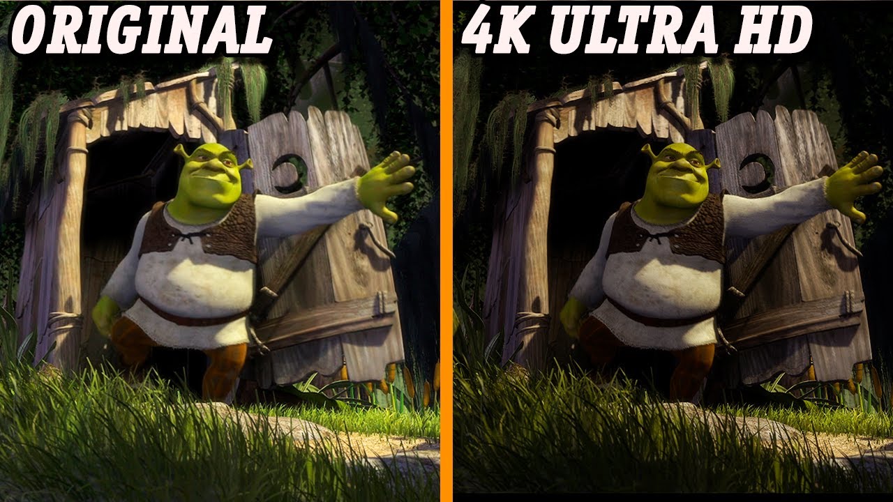 Shrek (20th Anniversary Edition) 4K Ultra HD vs Original | Graphics ...
