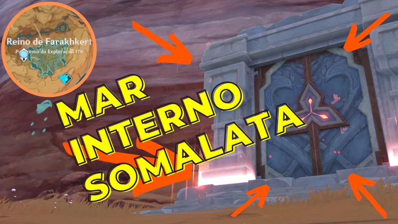 Como liberar a instância Mar Interno Somalata | Sumeru - Genshin Impact ...