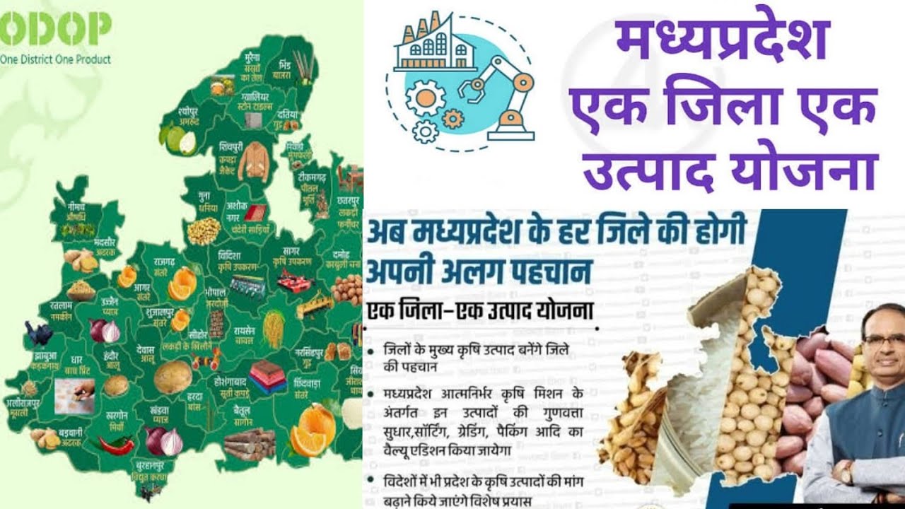 Ek Jila - Ek Utpad (ODOP)l (current Affairs) l PSC, SSC, PATWARI, MP ...