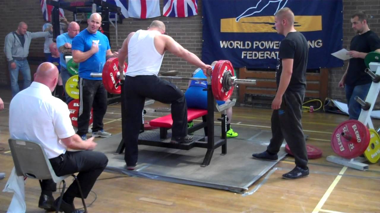 unique fitness andy beeston benches 190kg@89kg@ 2015 bpo british - YouTube