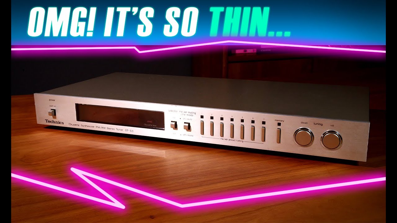 The Technics ST-S3 Stereo Radio Tuner: I Can't Believe It's Not ...