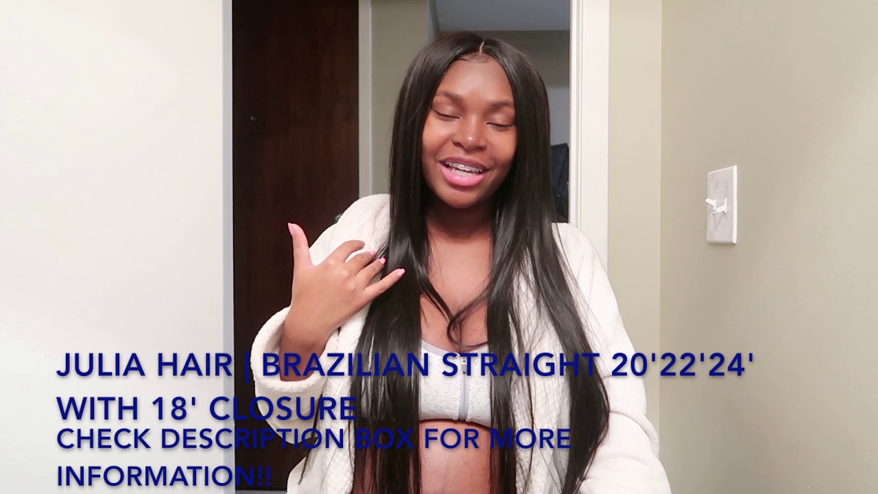 HOW I STRAIGHTEN MY JULIA HAIR!! - YouTube