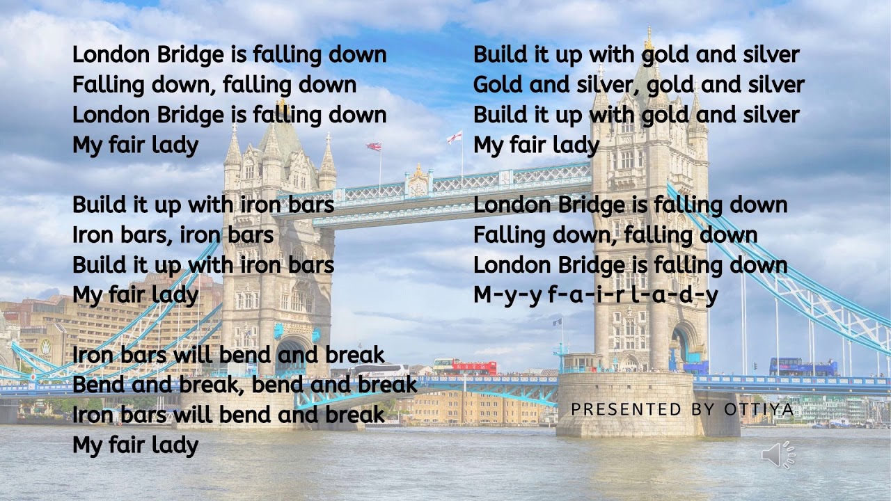 London Bridge Is Falling Down Poem