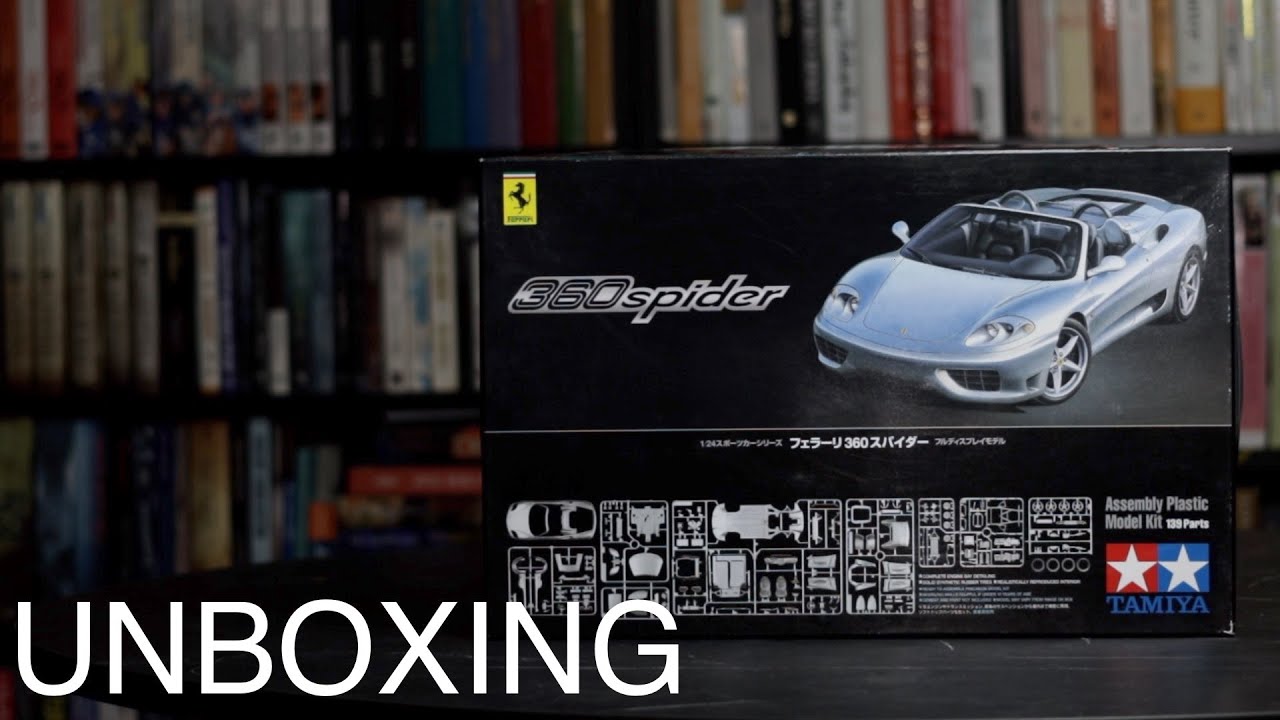 Tamiya 24238 Ferrari 360 Spider 1:24 unboxing recenzja historia ...