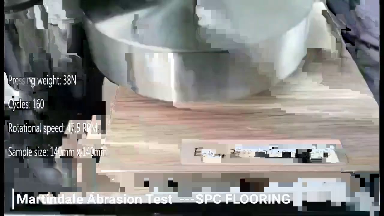 Scratch Resistant SPC Flooring Test--DECNO - YouTube