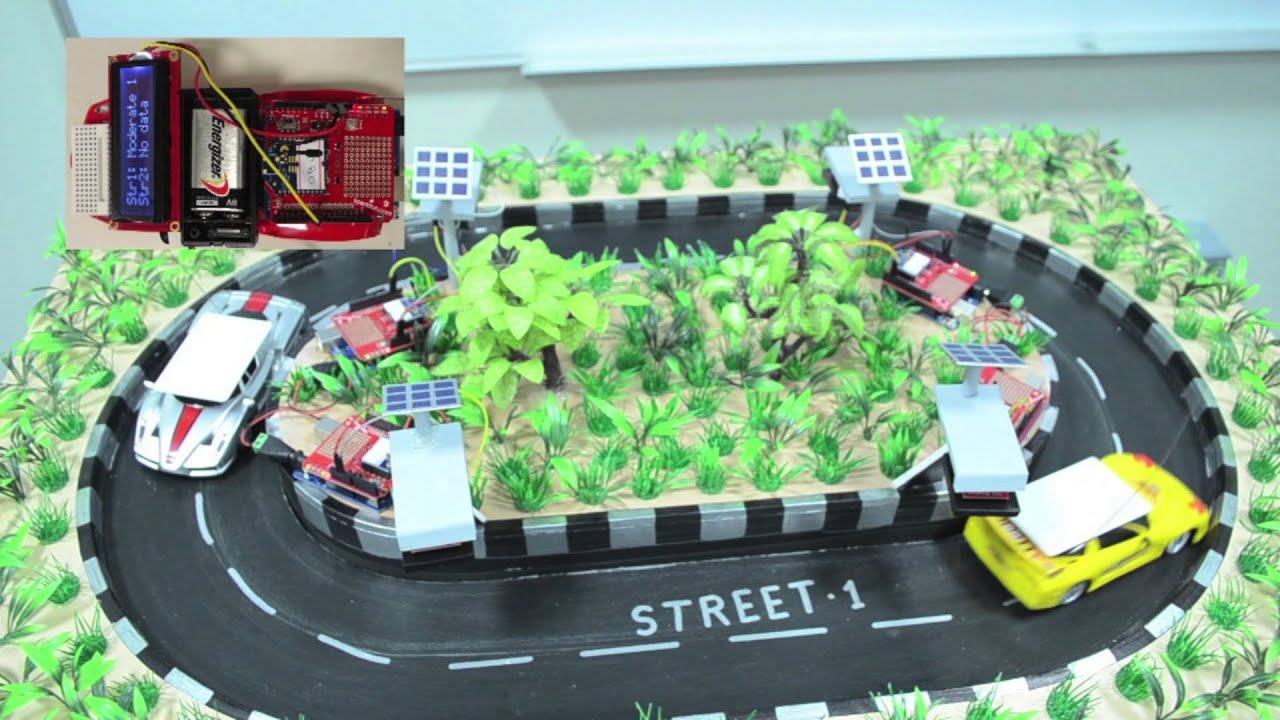 A Solar-Powered Road Traffic Condition Monitoring System - YouTube