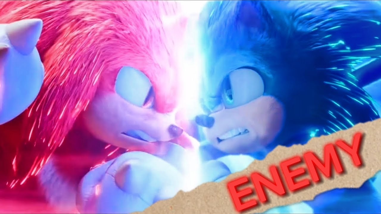 Sonic VS Knuckles -Enemy- Sonic 2 Movie - YouTube