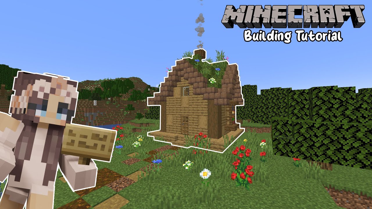 Minecraft | How to Build a Survival Forest Cabin - YouTube