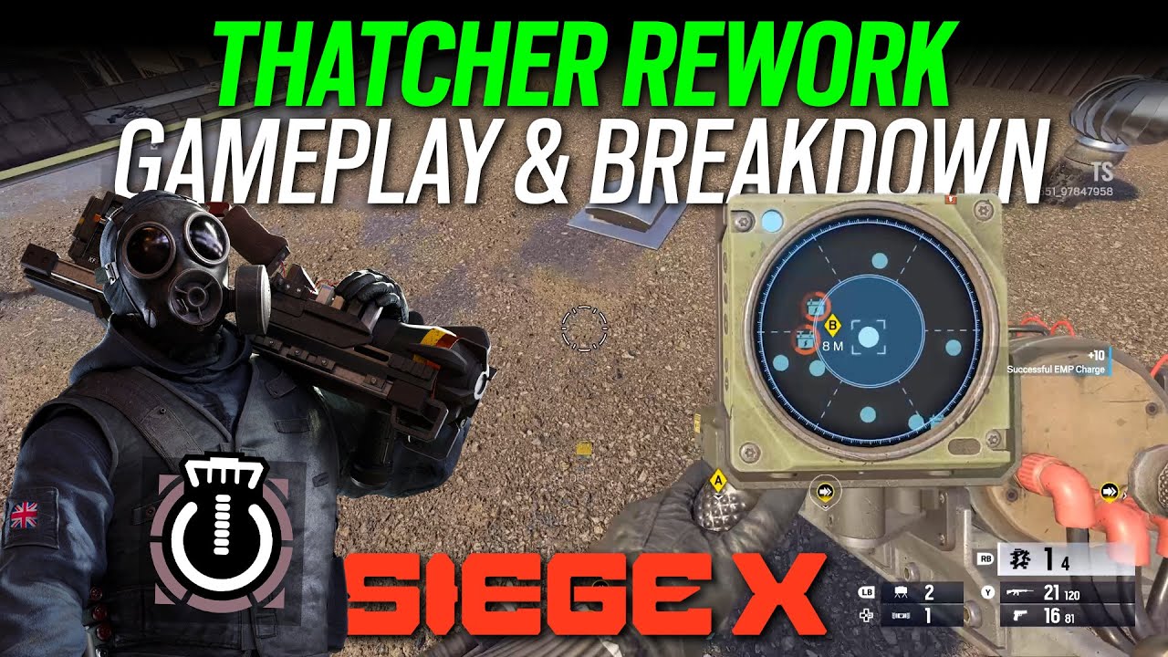 Thatcher Rework Gameplay & Breakdown - 6News - Rainbow Six Siege X ...