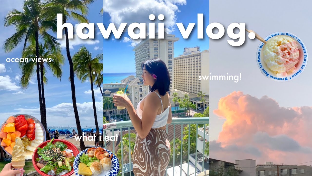HAWAII VLOG 🌺 what i eat, cliff diving, swimming in the ocean ...