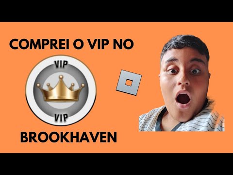 COMPREI O VIP NO BROOKHAVEN!!! 1° vídeo de jogo! - YouTube