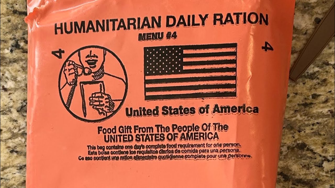 Long term food prep- Humanitarian Daily Rations - YouTube