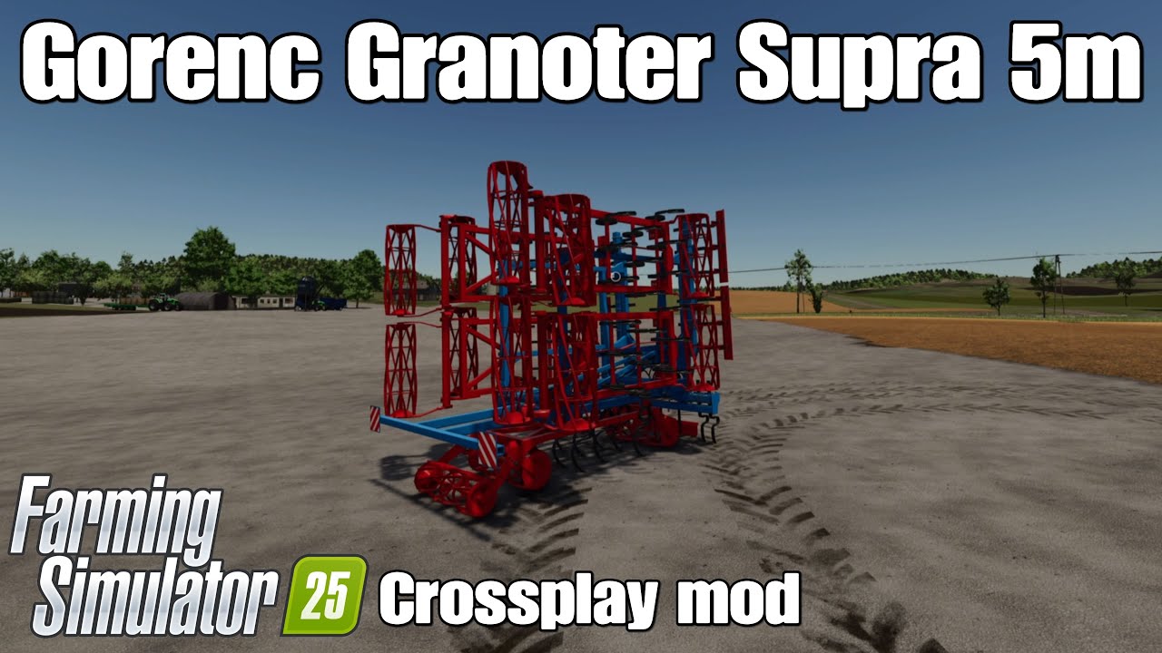 Gorenc Granoter Supra 5m / FS25 crossplay mod - YouTube