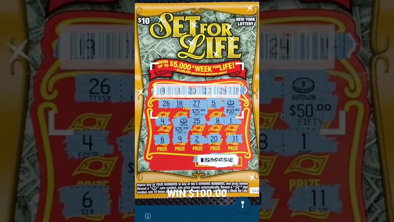 Set for life scratch off ny Win $100 - YouTube