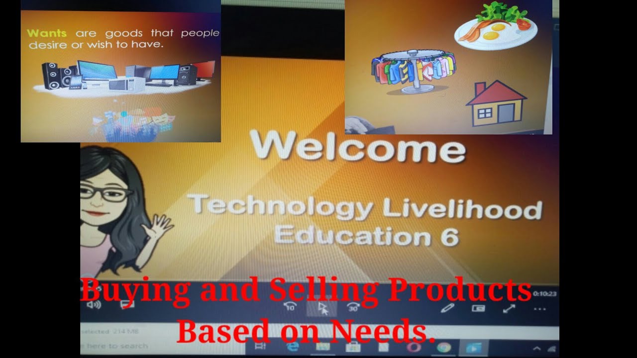 TLE 6 Module 2 Buying and selling Products Based on Needs - YouTube
