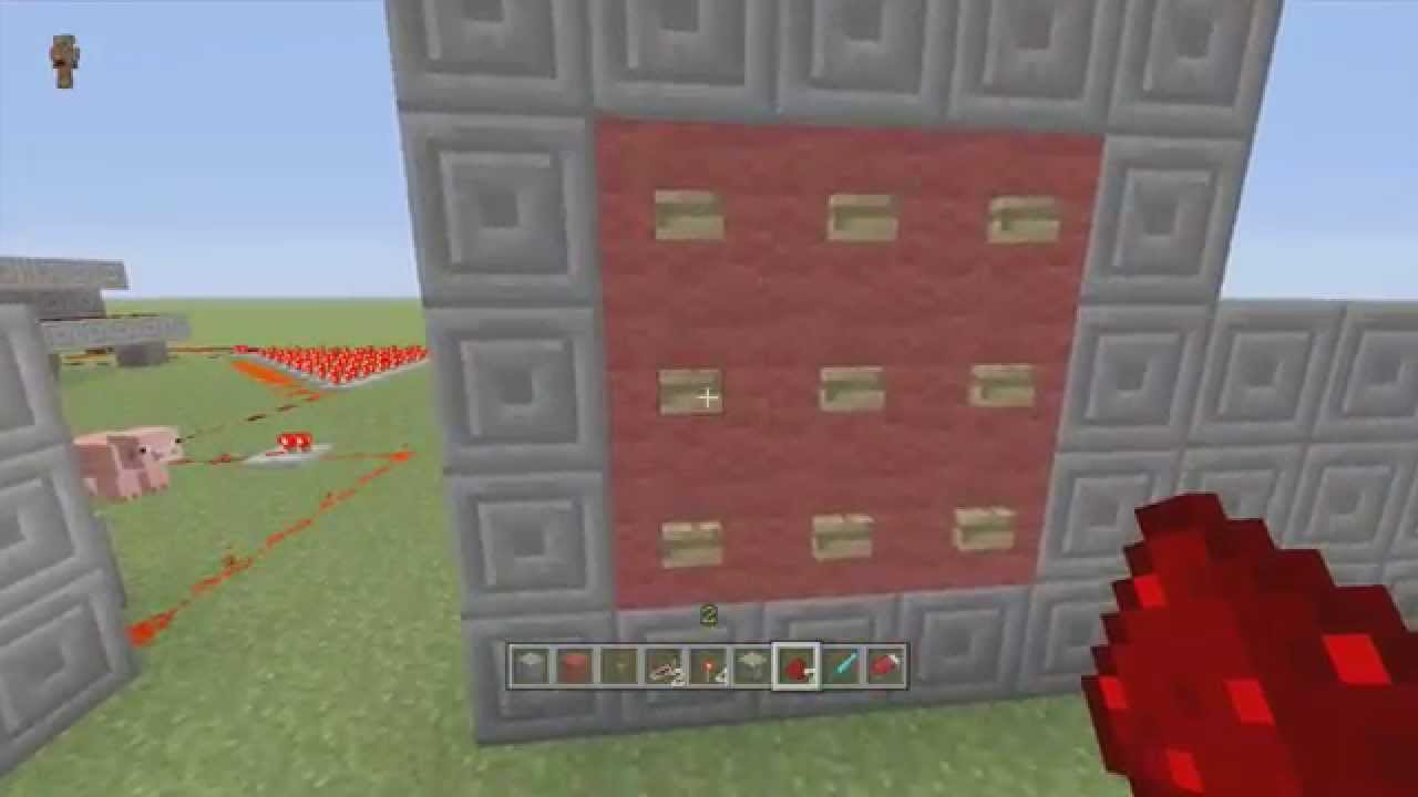How To Make A 4 Button Combo Lock In Minecraft - YouTube