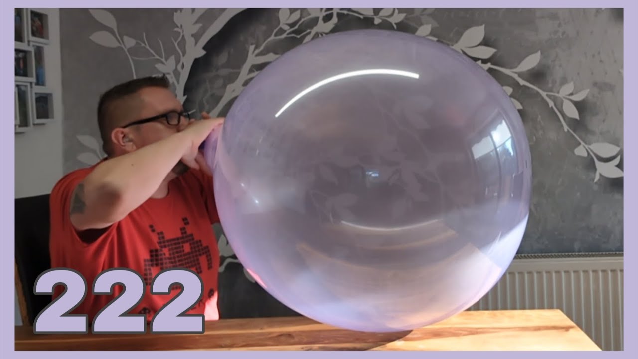 222 - b2p fail crystal soap purple 24" balloon - YouTube