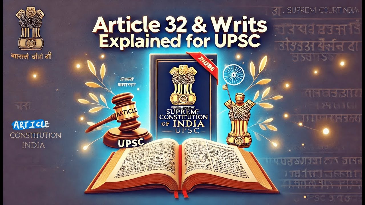 Article 32 & Writs Explained for UPSC: The Heart of Fundamental Rights ...