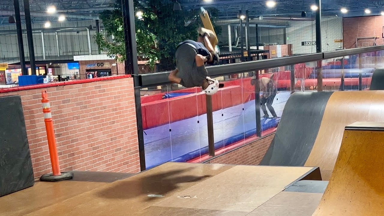 Landing a Front flip on scooter (fails) - YouTube
