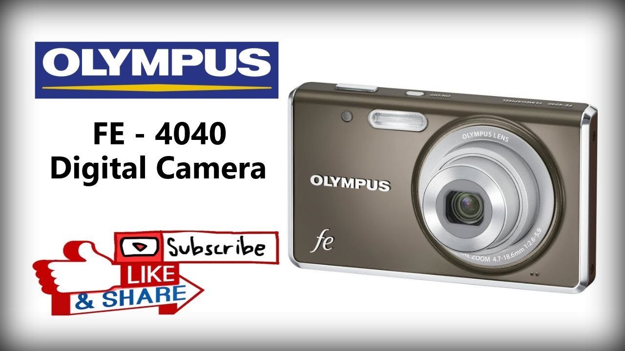 Olympus FE-4040 Digital Camera - #JustUnboxing #NoReview - YouTube