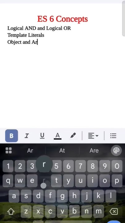 ES6 Concepts present in React js | Basics for learning react | freshers | software technologies ...