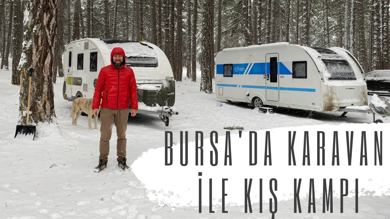 Bursa'da Karavan ile Kar Kampı! / Misi Kamp / Kocayayla - YouTube