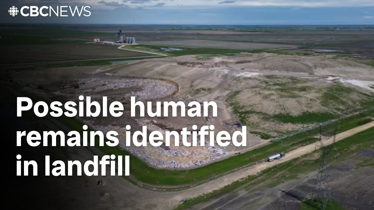 Possible human remains identified in Winnipeg-area landfill - YouTube