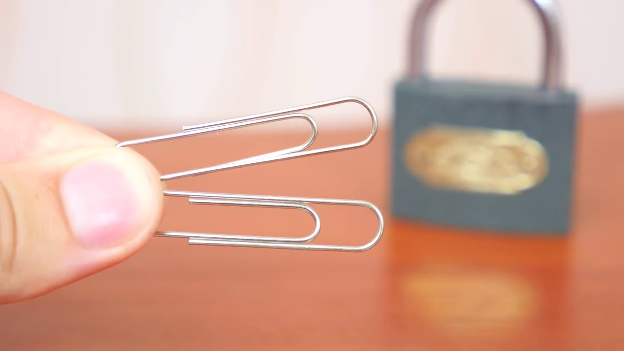 3 Ways To Unlock a Lock - YouTube