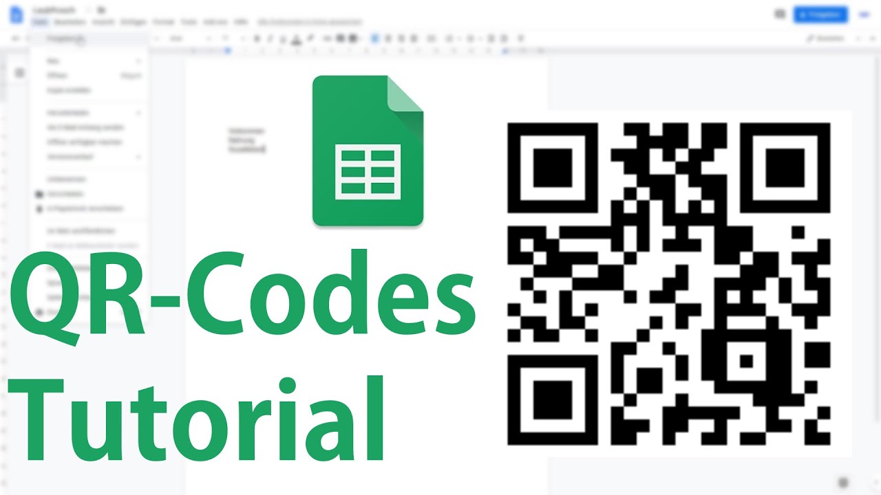 QR Codes Mit Google Sheets Erstellen Tutorial YouTube QR Codes Mit Google Sheets Erstellen Tutorial YouTube