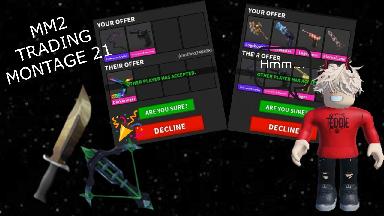 MM2 Trading Montage #21 | Casual Trades - YouTube