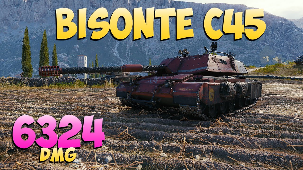 Bisonte C45 - 8 Kills 6.3K DMG - Good master! - World Of Tanks - YouTube
