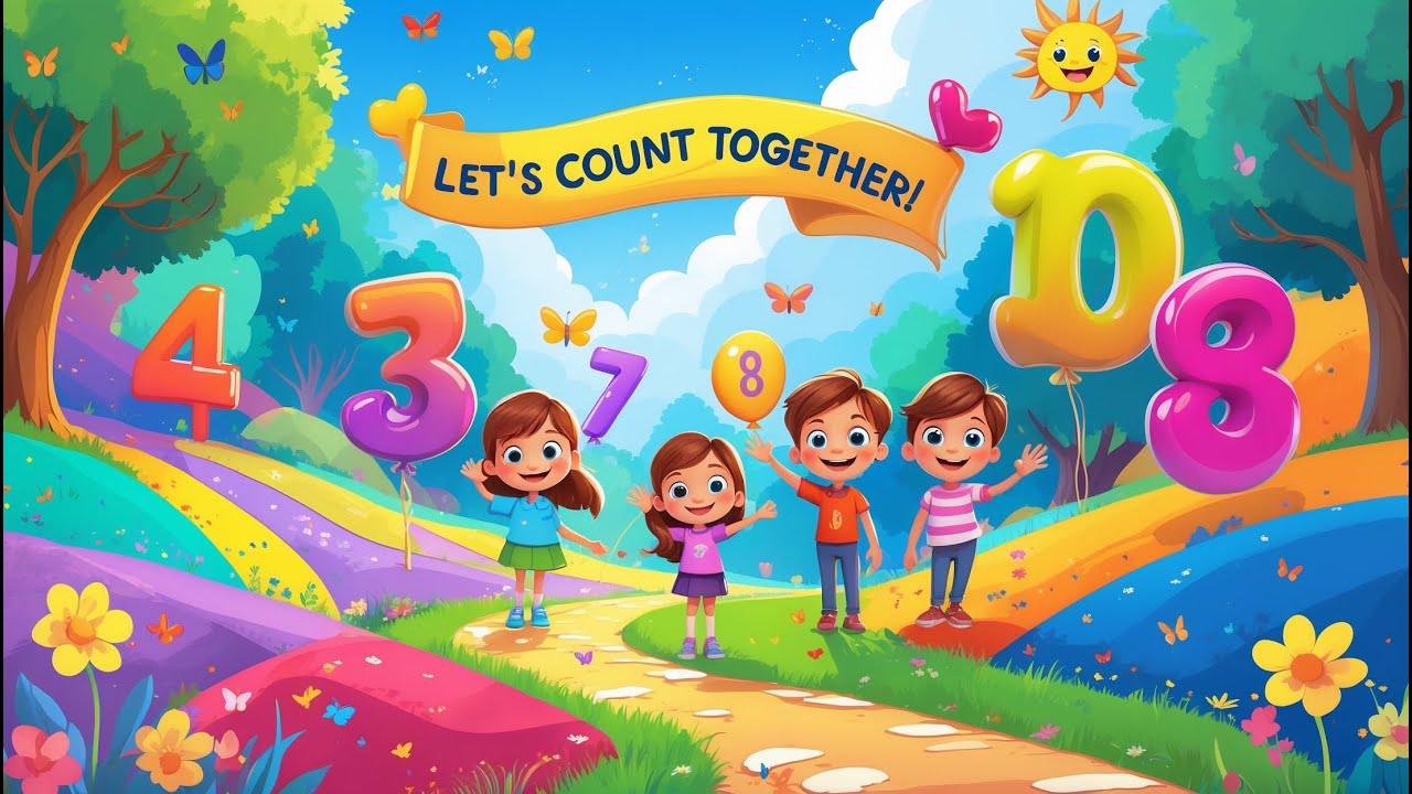 Counting Is Fun | Let’s Count Together! | Fun Numbers Song for Kids (1 ...