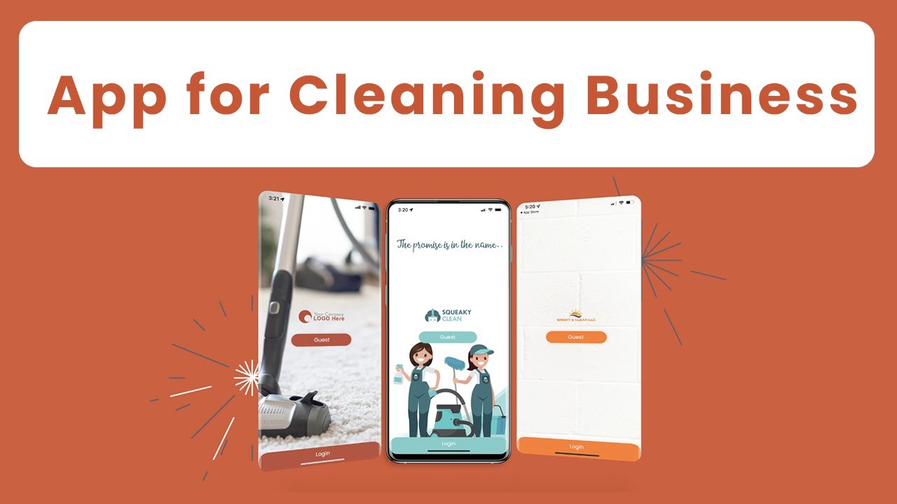 App for Cleaning Business (Customer App - Brilion) - YouTube