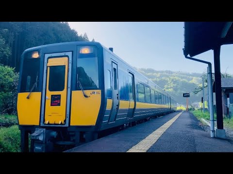特急スーパーいなば8号岡山行 因幡社通過 Limited Express "Super Inaba No.8" passing through ...