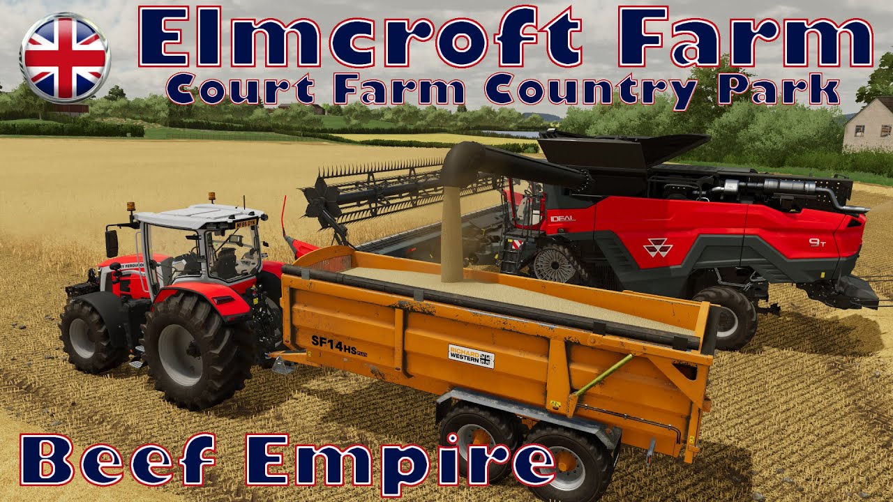 The Massey Harvest | Beef Empire | Court Farm | FS22 - Ep52 - YouTube