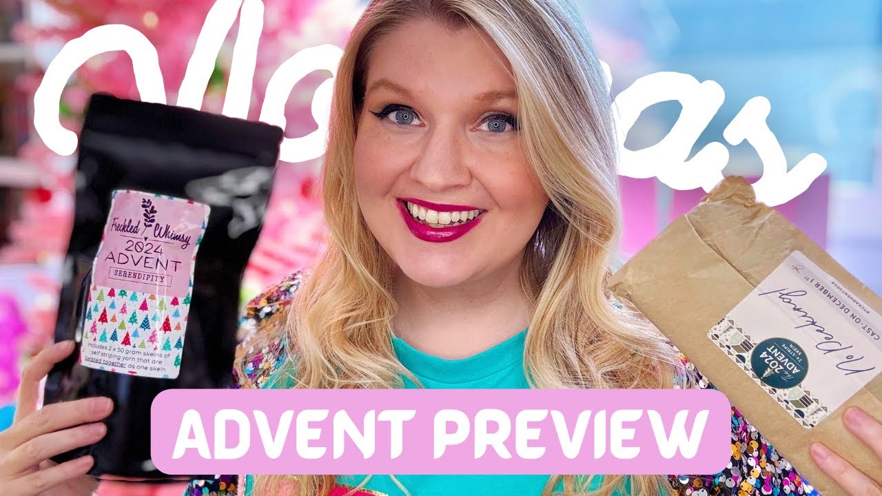 [VLOGMAS 2024] Day 00: Yarn Advent Preview + more - YouTube