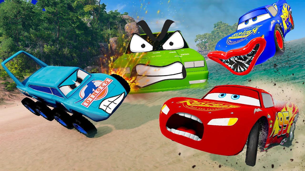 ⚠️Mcqueen in Trouble⚠️| Angry CHICK HICKS Zombie & MCQUEEN EATER 🆚 ...