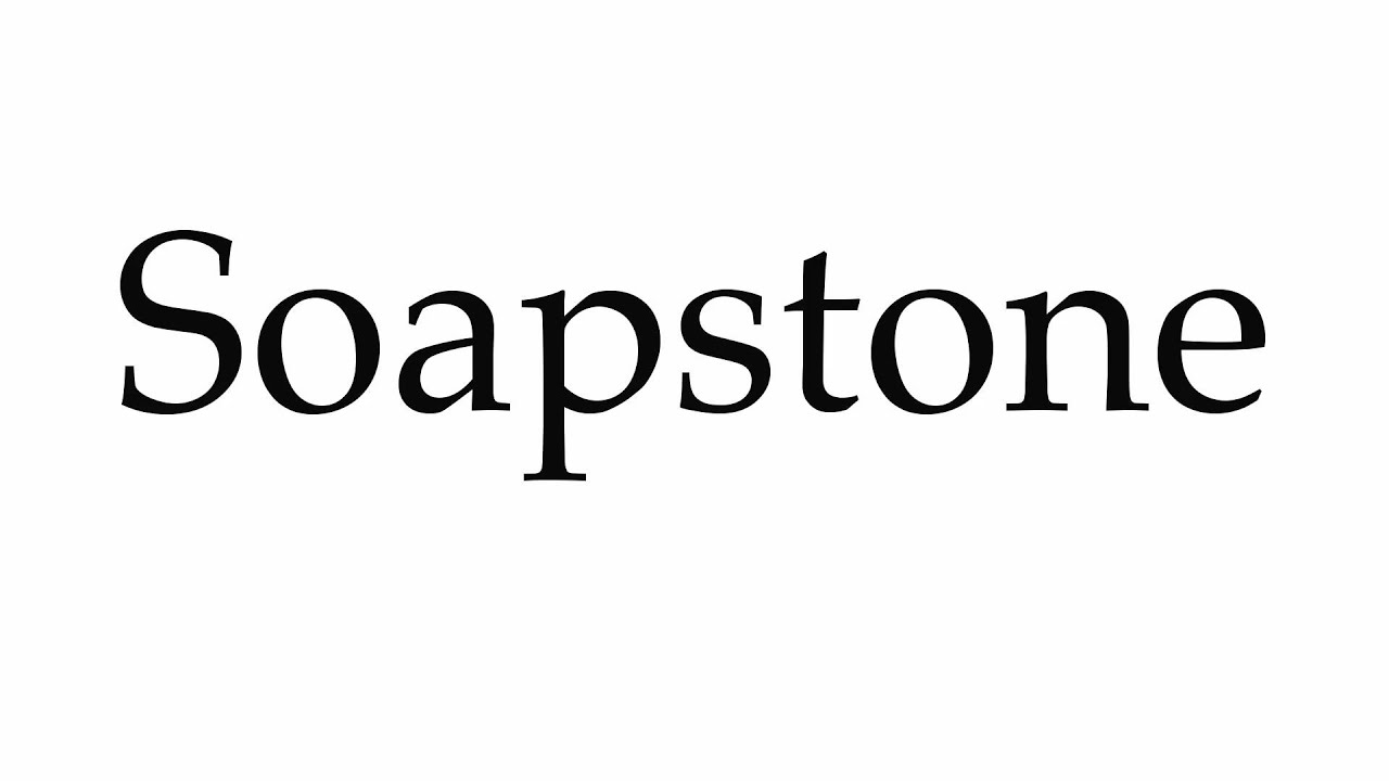 Soapstone English