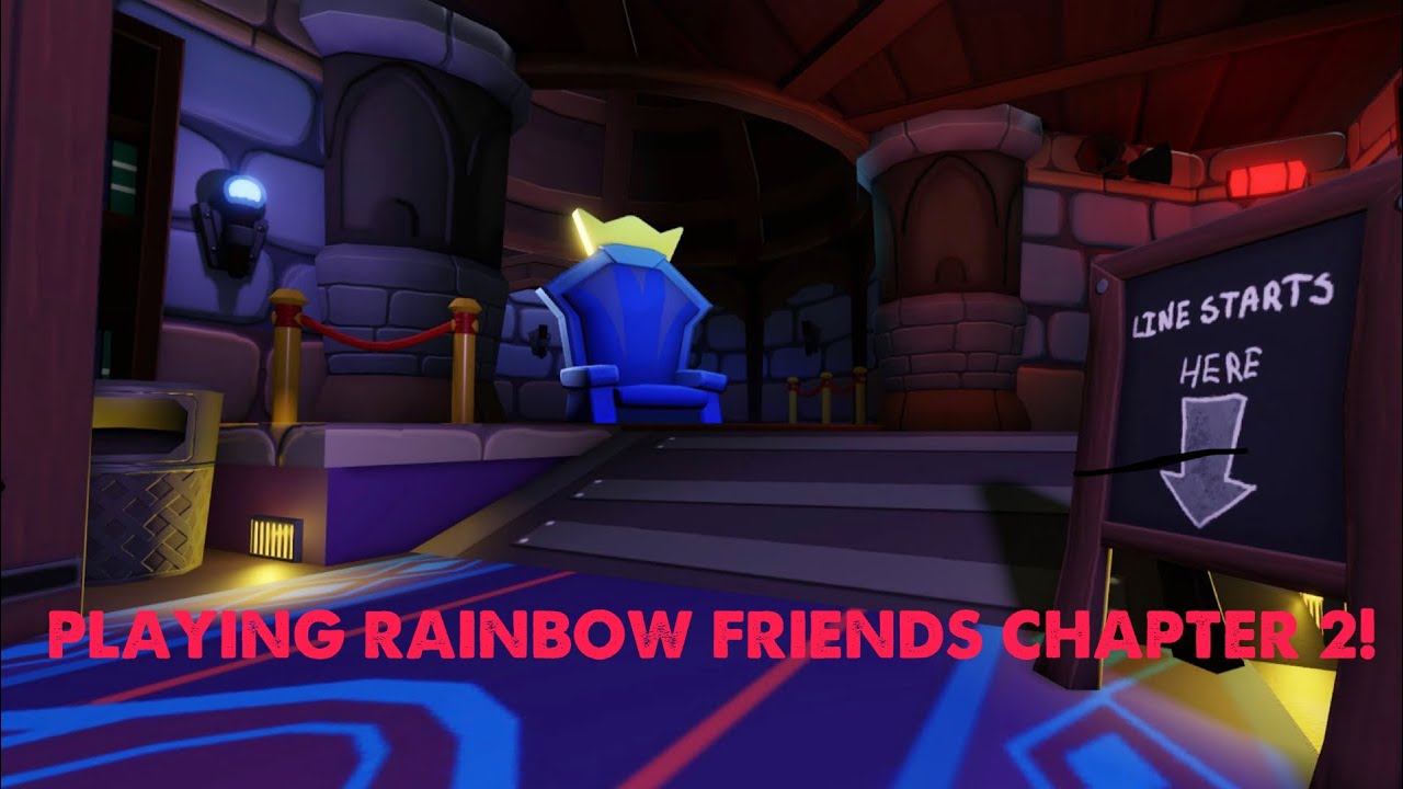 Playing Rainbow Friends - Chapter 2! - YouTube