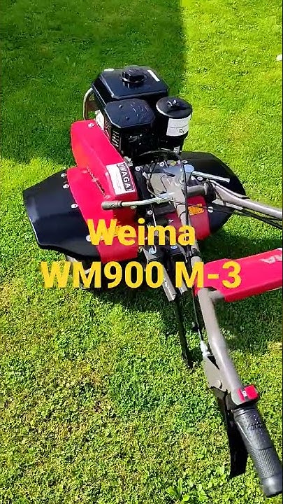 jednoosý malotraktor Weima WM900 M-3 právě dorazila k nám domů. Recenzi se pokusím udělat. - YouTube