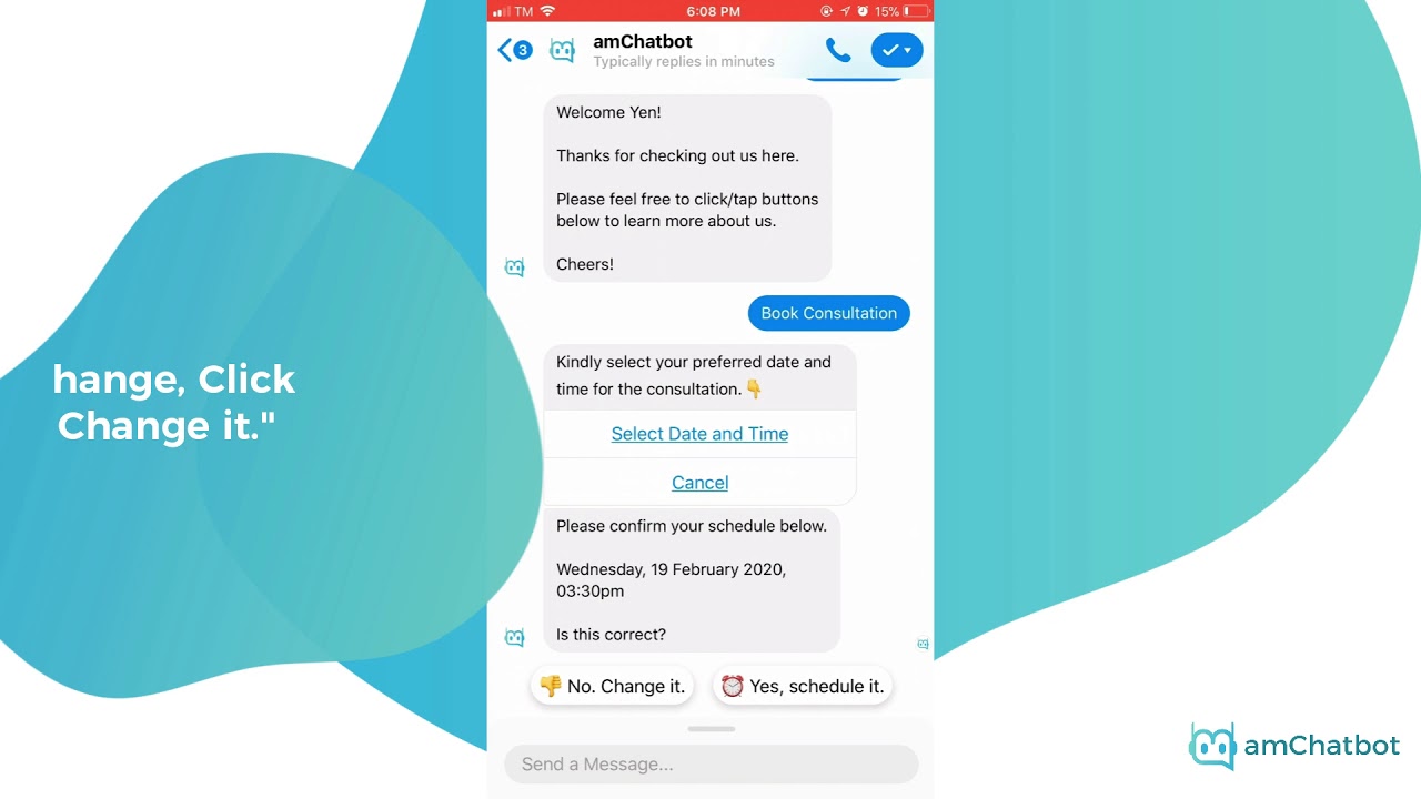 How to set an appointment through the Appointment Chatbot Video ...