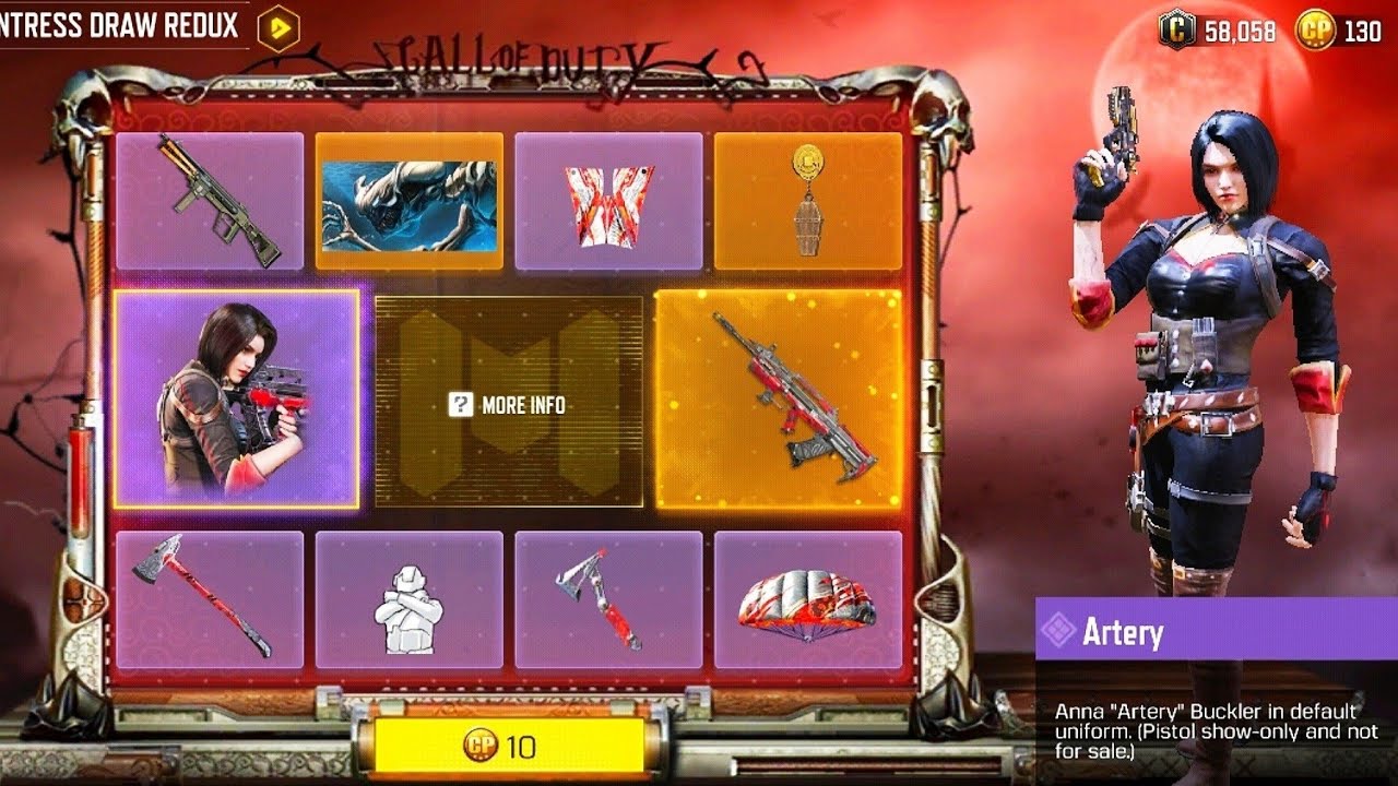 THE HUNTRESS REDUX DRAW | ARTERY & TYPE 25 | MEPHISTO | CODM ...