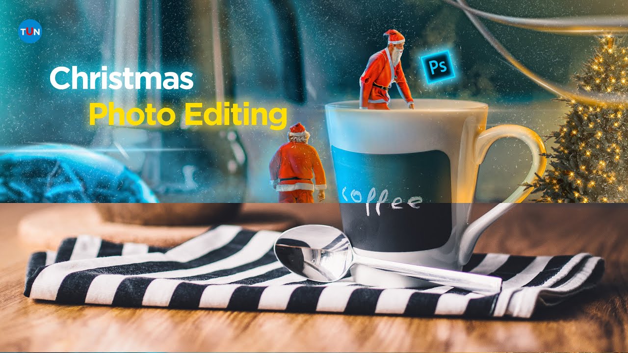 Turn photo into Christmas Photoshop Christmas (Photo Editing Tutorial ...