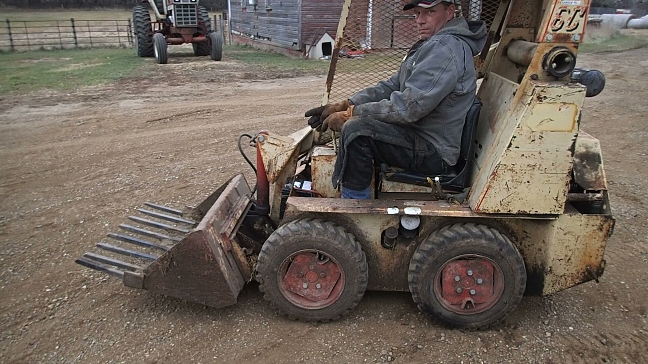 BigIron Auctions Hydra Mac 6C Skis Steer Loader - YouTube