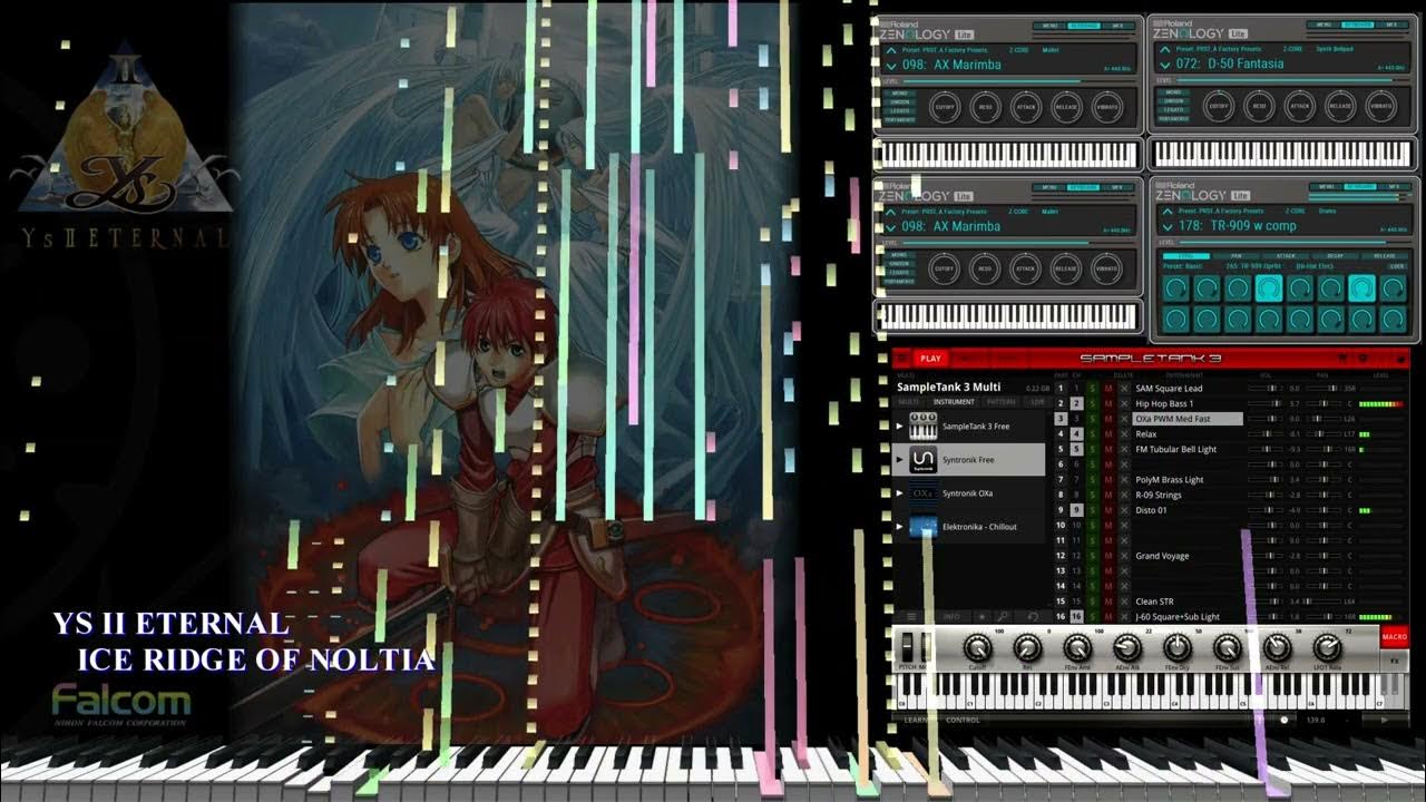 [MIDI]Ys2 Eternal - ICE RIDGE OF NOLTIA(SampleTank3free ver.) - YouTube