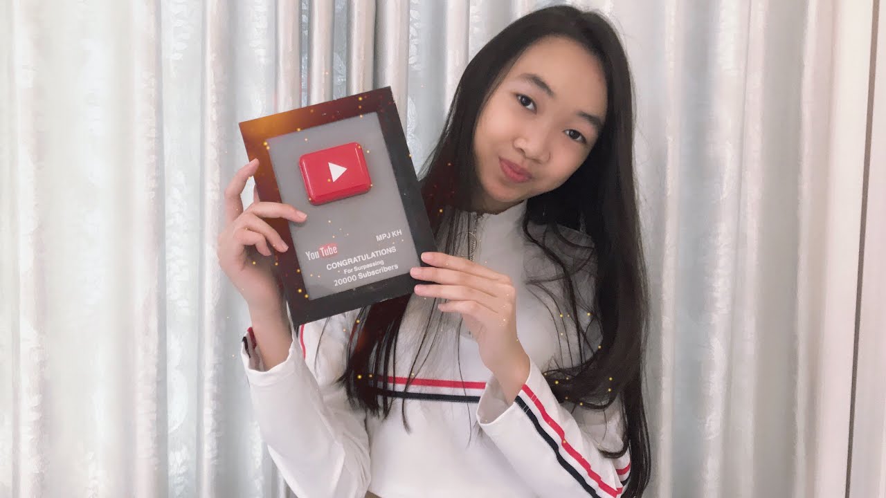 អរគុណសម្រាប់ 20k subscribes | របៀបធ្វេី YouTube Play Button - MPJ KH ...