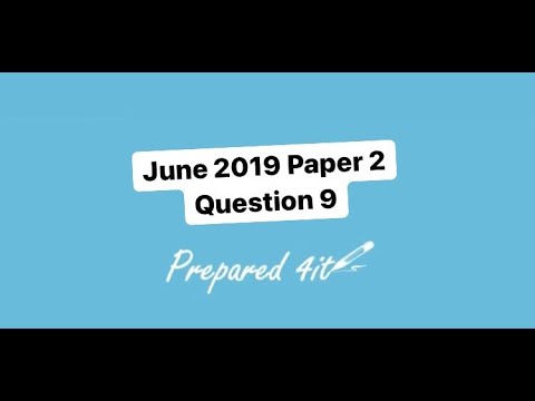 CXC (CSEC) Math Paper 2 | June 2019 Question 9 - YouTube