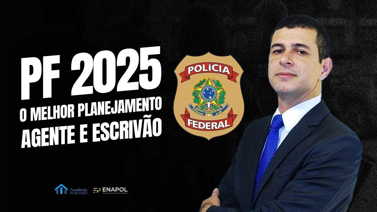 O melhor planejamento para PF 2025 - YouTube