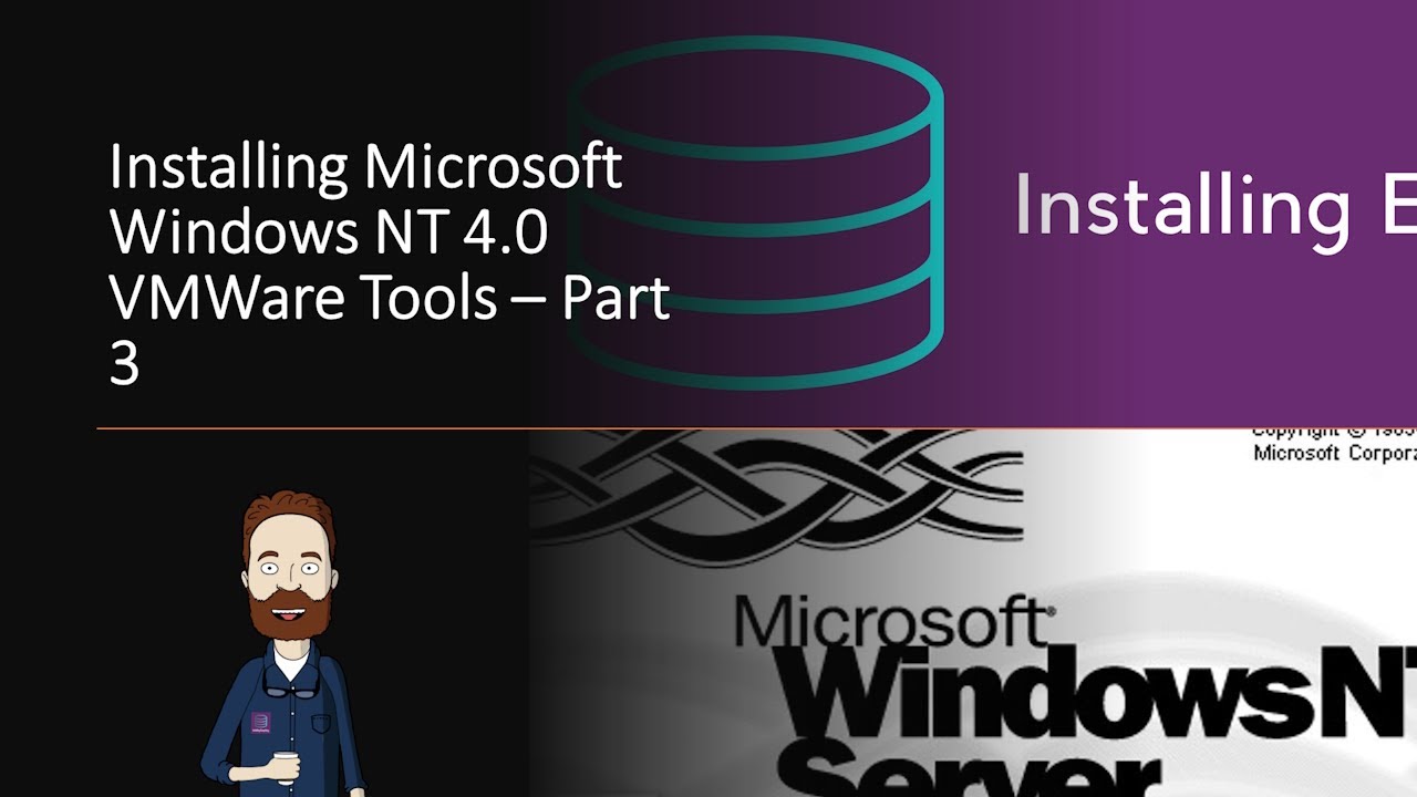 Installing Windows NT 4.0 Server - Part 2 - VMWare Tools - YouTube
