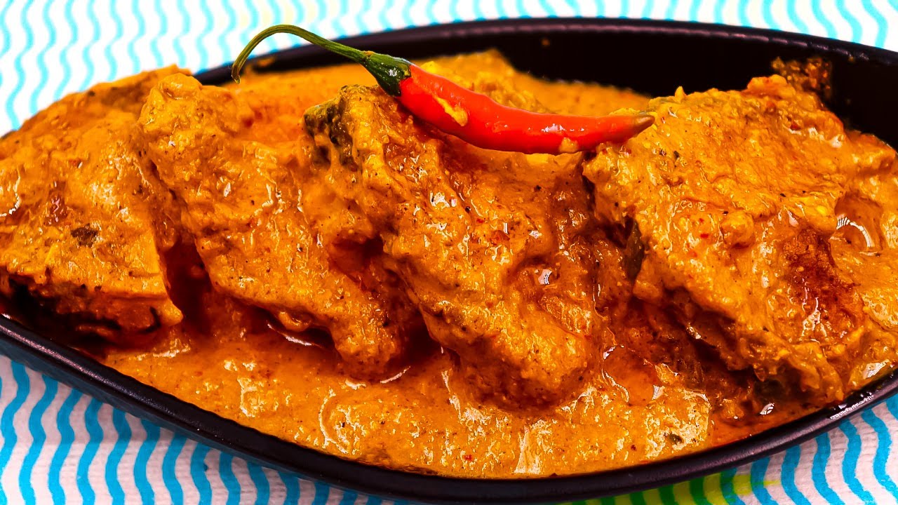 MUGHLAI FISH CURRY-मछली बनाने का नया तरीका जानकर आप दंग रह जाएंगे-ROHU ...